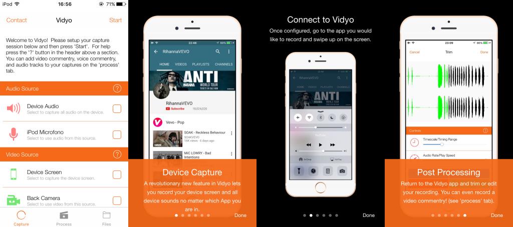 Vidyo, l'app per lo screen recording su iOS senza jailbreak | Enjoy ...